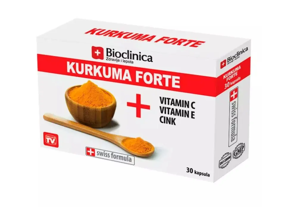 BIOCLINICA Dijetetski suplement Kurkuma forte A30