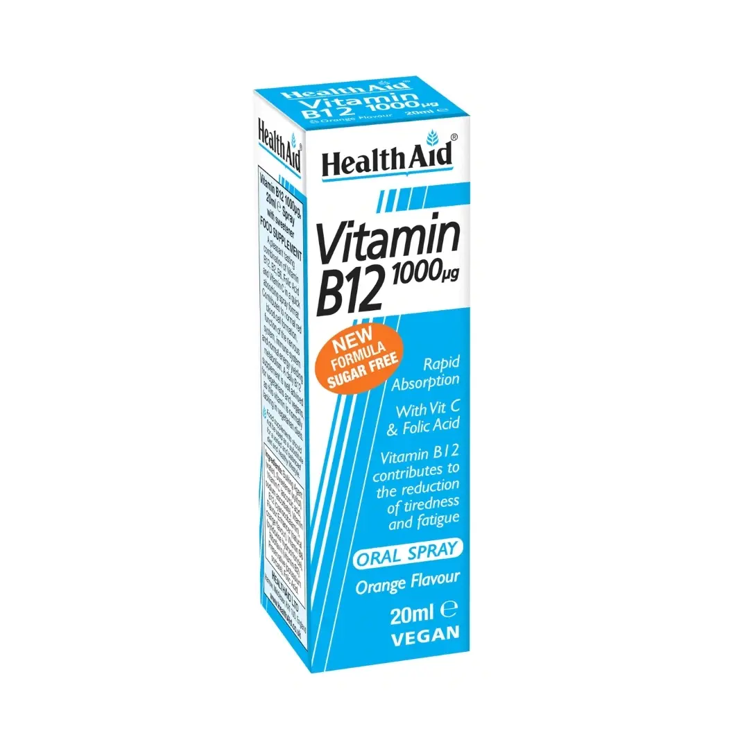HEALTH AID Vitamin B12 u spreju 1000mcg 20 ml