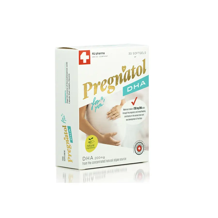 4U PHARMA Pregnatol aktivni folat + B12 30 kapsula