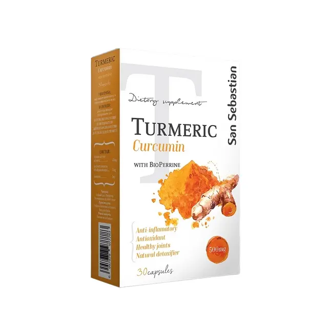 SAN SEBASTIAN Turmeric Curcumin 30 kapsula