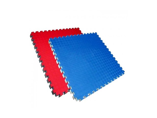 TATAMI dvostrana strunjaca-puzla crveno-plava 105x105x2 cm - podne puzle