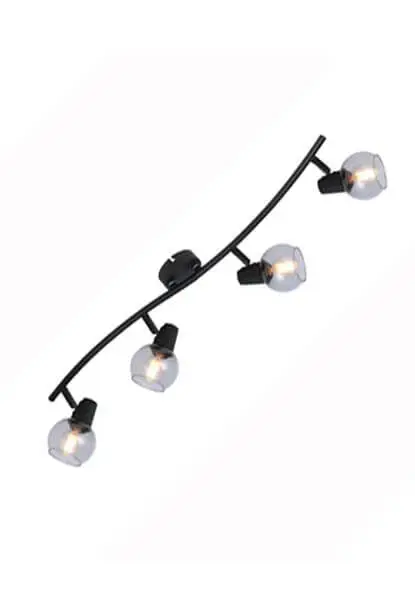 Spot lampa Dorotea-4 8602, Crna