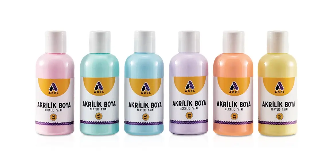 ADEL Akrilne boje Pastel Colors set 60ml 6/1