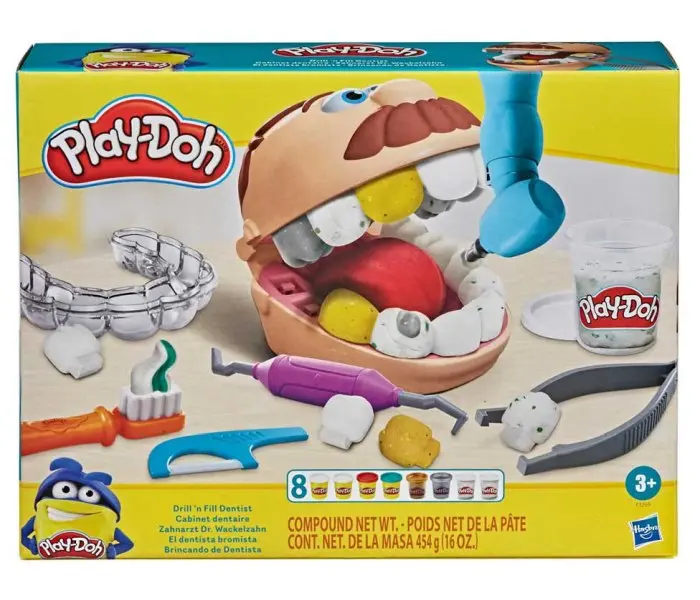 HASBRO Play Doh Plastelin za igranje zubara