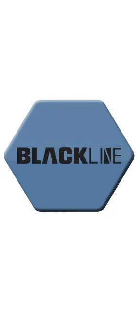 ADEL Gumica za brisanje Blackline Honeycomb Pvc-Free plava