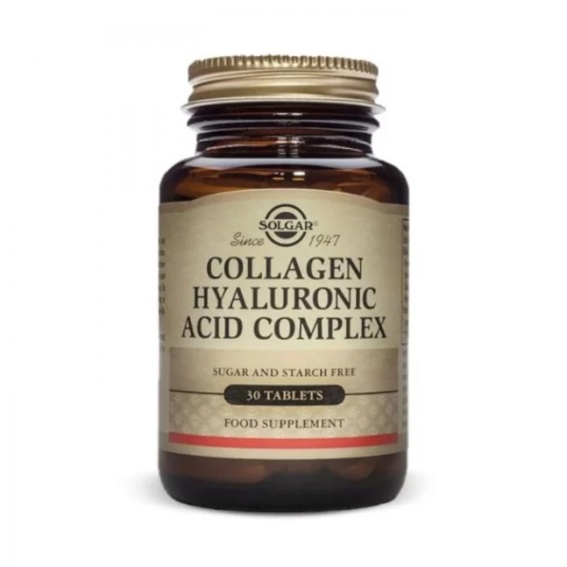 SOLGAR COLLAGEN, HIJALURON COMPLEX, 30 TABLETA