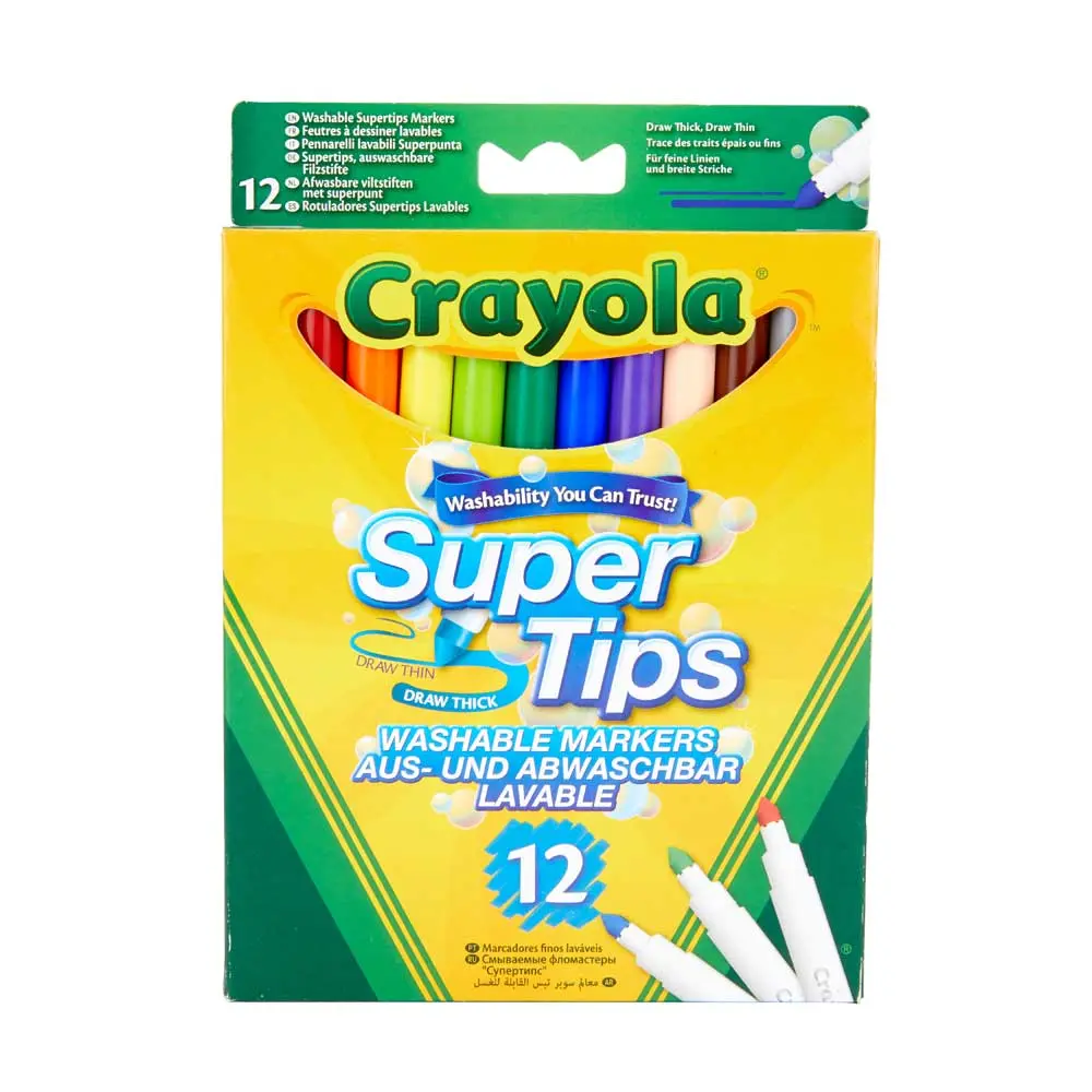 CRAYOLA Perivi markeri Supertips 12/1