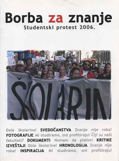 Borba za znanje: Studentski protest 2006