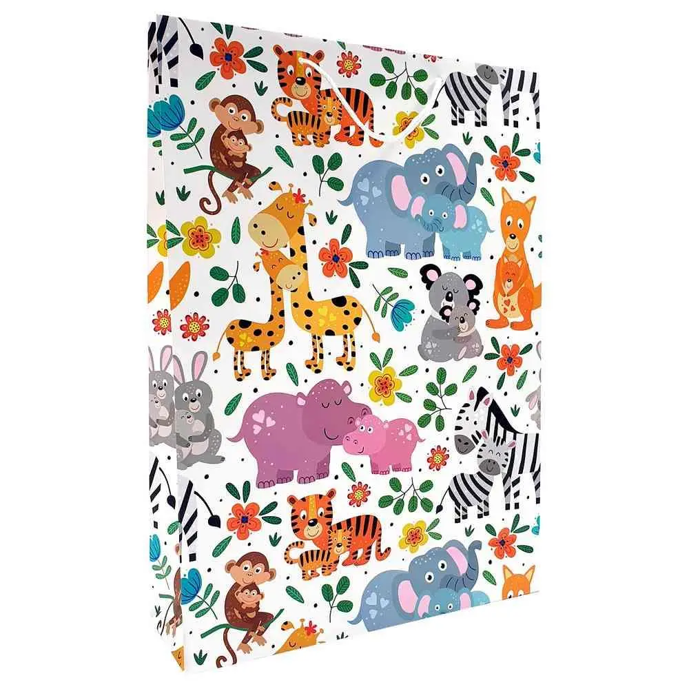 EUREKA Ukrasna kesa Jumbo Wild animals 33x45x10 cm