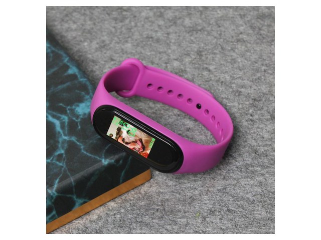 Narukvica za smart watch Xiaomi Mi Band M3/M4 ljubicasta