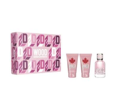 Dsquared2 Wood Pour Femme EDT, 50 ml + Gel za tuširanje, 50 ml + Losion, 50 ml Ženski poklon set