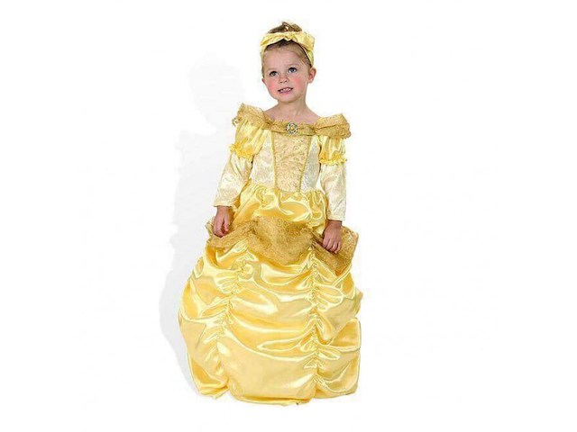 Haljina Princeza Bell - dečiji kostim Lepotica i Zver