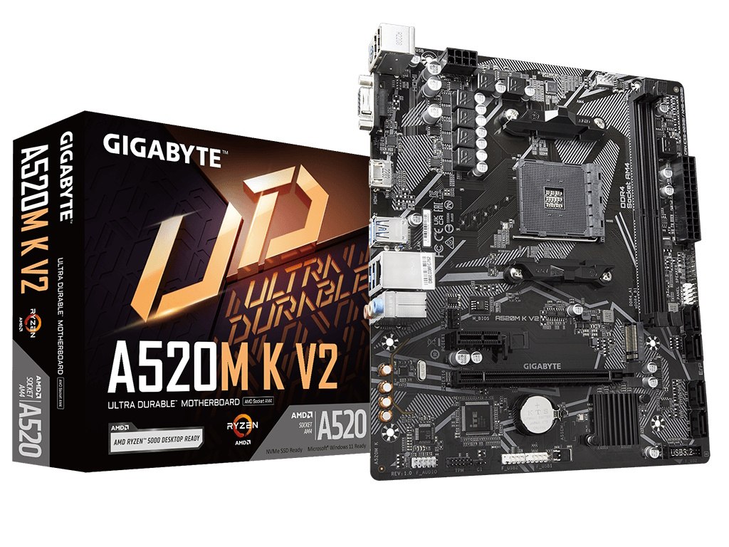 Matična ploča GIGABYTE A520M K V2/AM4