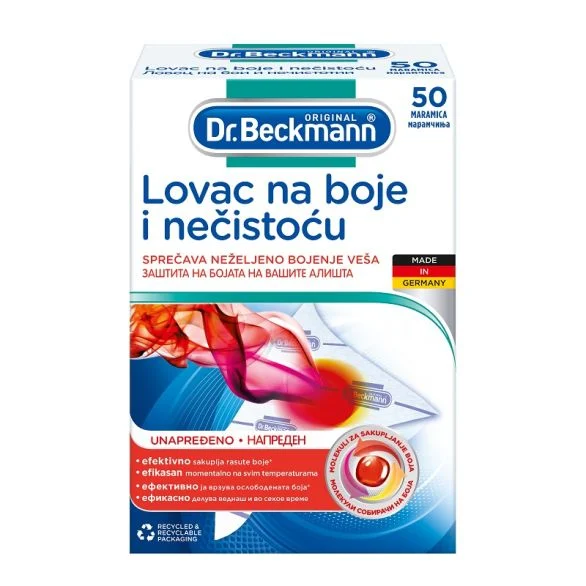 Dr.Beckmann lovac na boje i nečistoću, 50 maramica