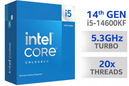CPU INTEL Core i5-14600KF, 14C/20T, 3.50 GHz (5.3 Ghz), 20MB, 125W/181W, LGA 1700, BOX