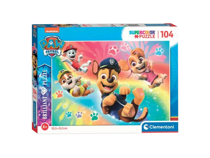 CLEMENTONI Puzzle 104 dela Paw Patrol Brilliant