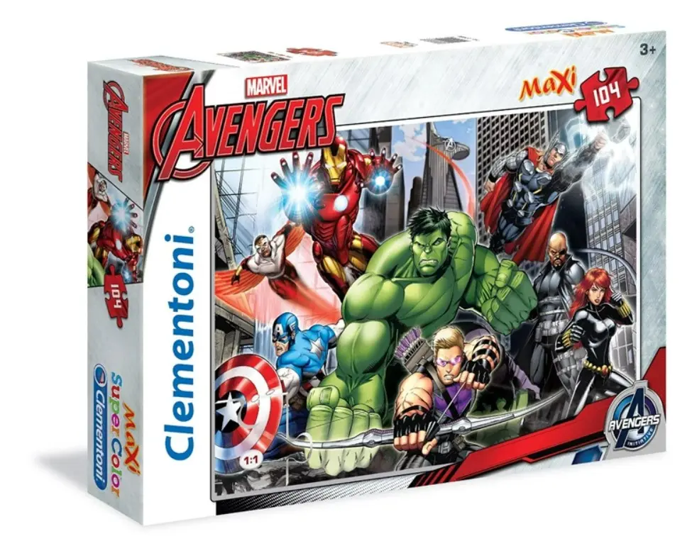 CLEMENTONI Puzzle 104 dela Maxi The Avengers