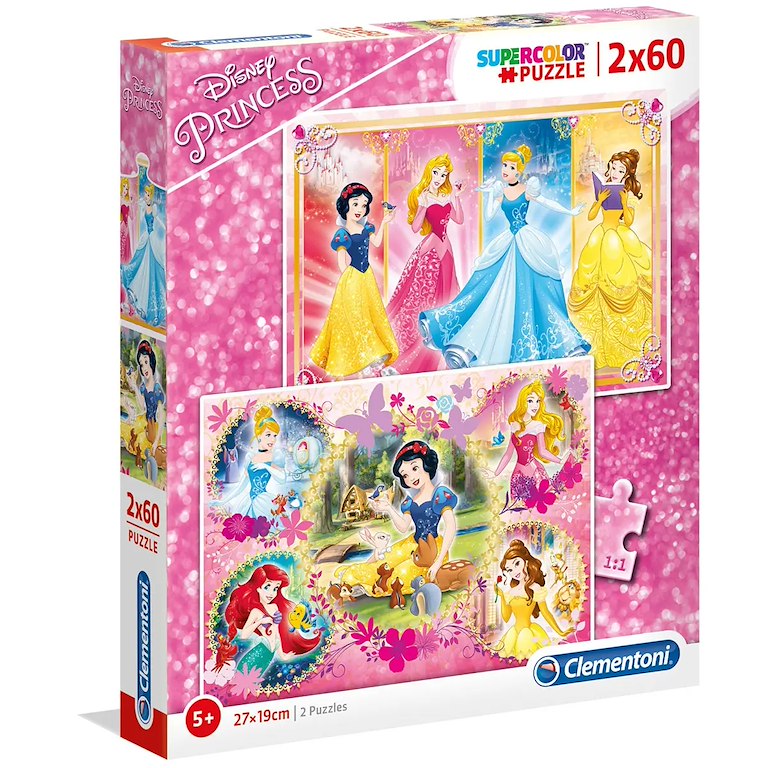 CLEMENTONI Puzzle Princess 2/1