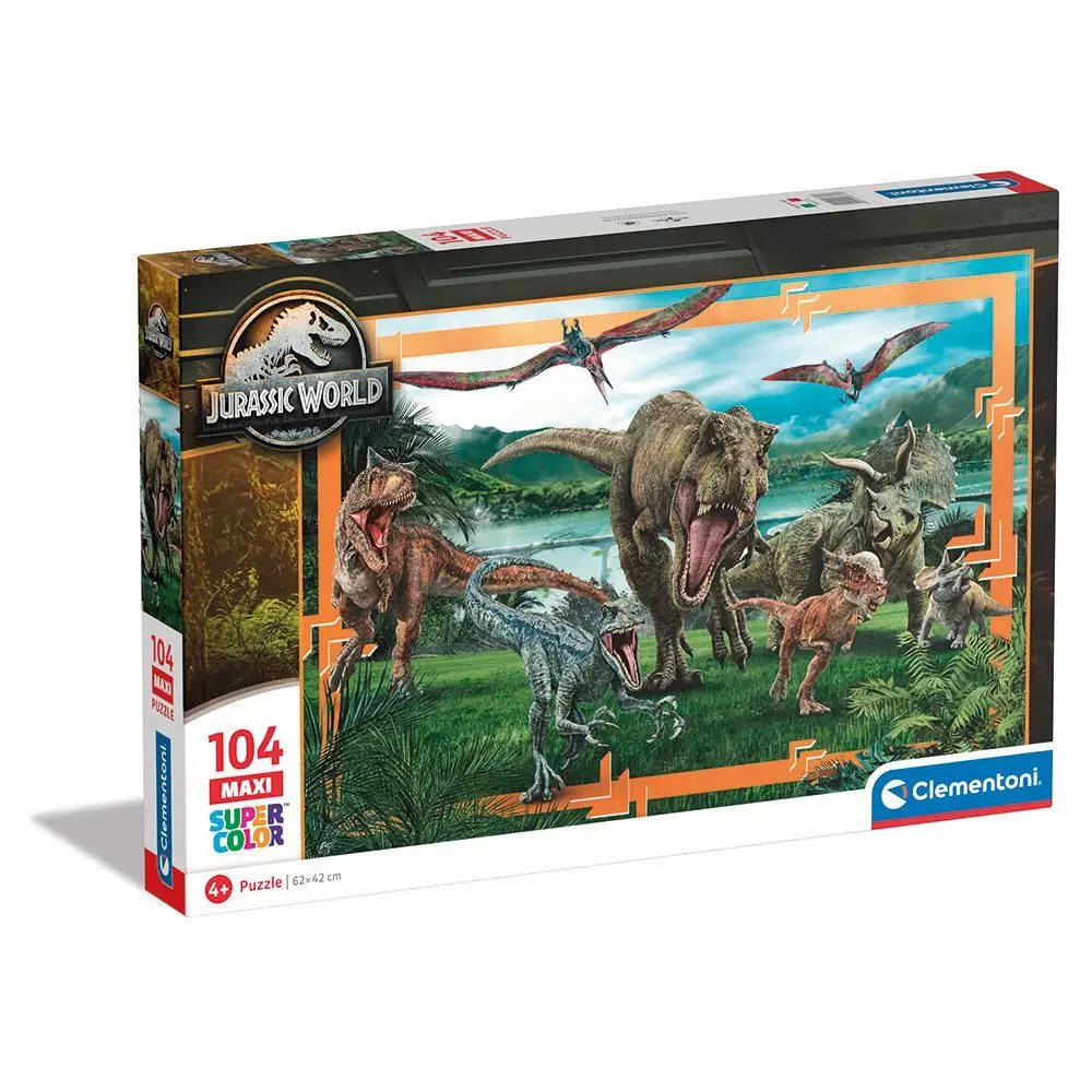 CLEMENTONI Puzzle 104 dela Jurastic World