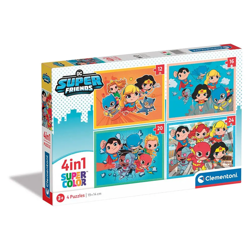 CLEMENTONI Puzzle Dc Superfriends 4/1