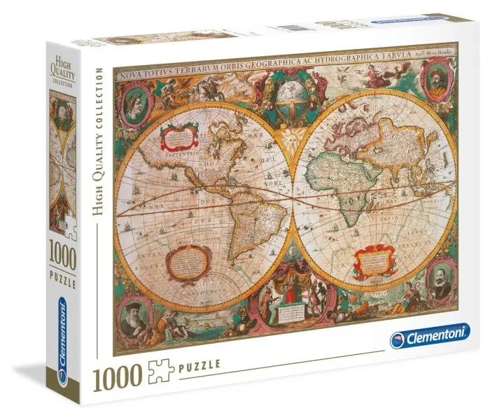 CLEMENTONI Puzzle 1000 delova Old Map