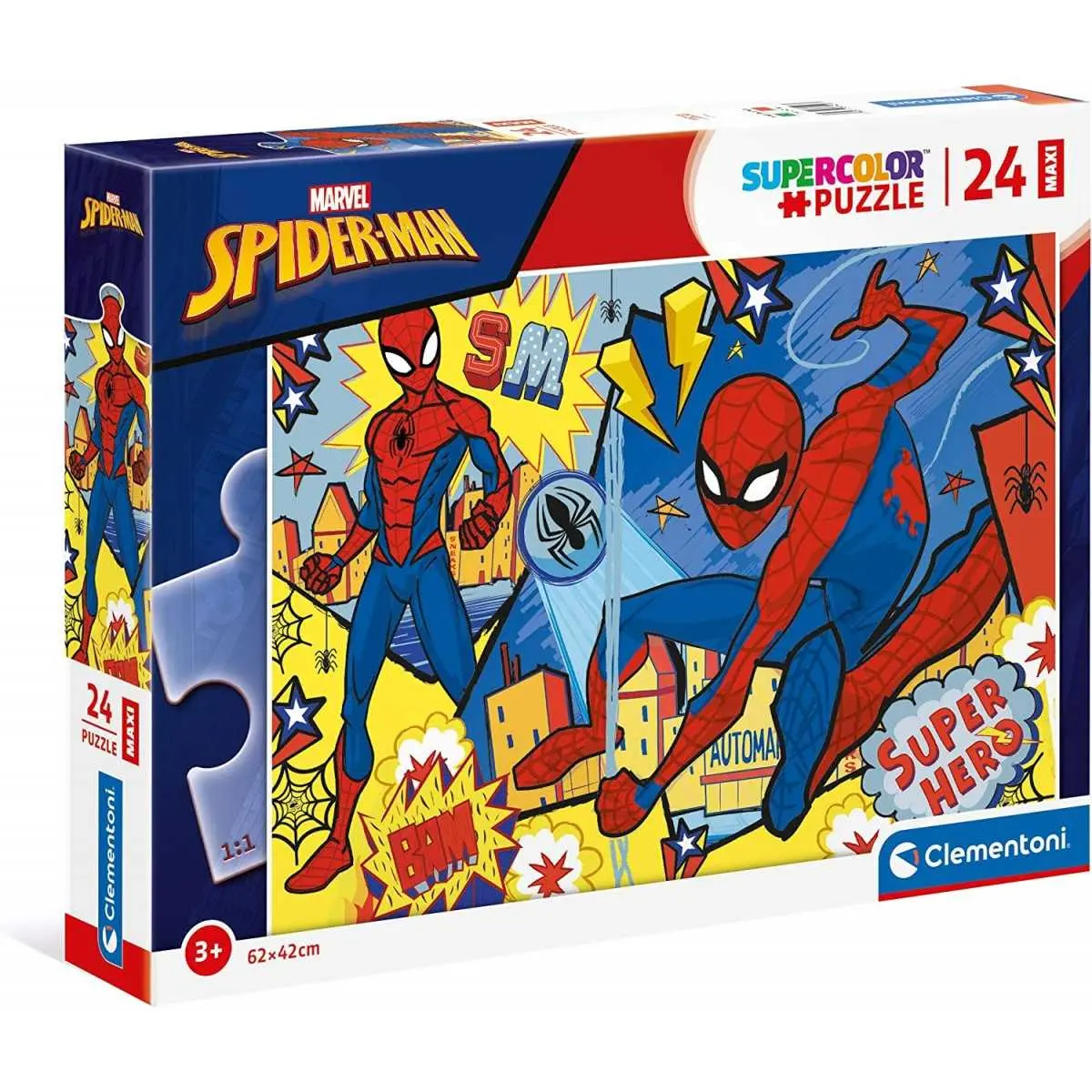CLEMENTONI Puzzle 24 dela Maxi Spiderman