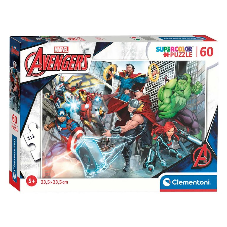 CLEMENTONI Puzzle 60 delova Avengers