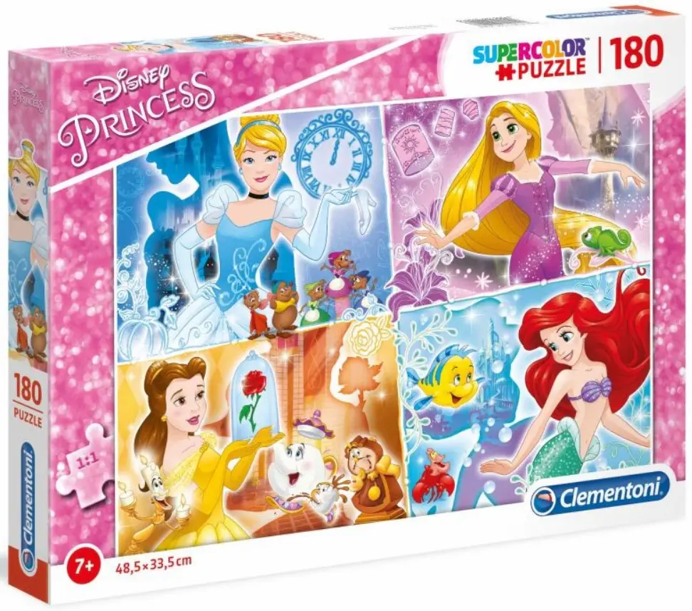 CLEMENTONI Puzzle 180 delova Disney Princess
