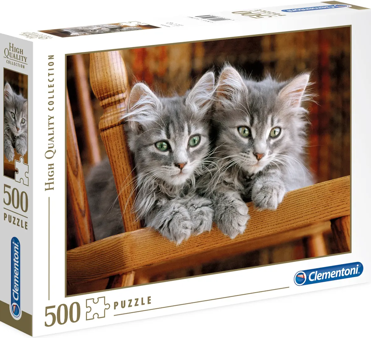 CLEMENTONI Puzzle 500 delova Kittens