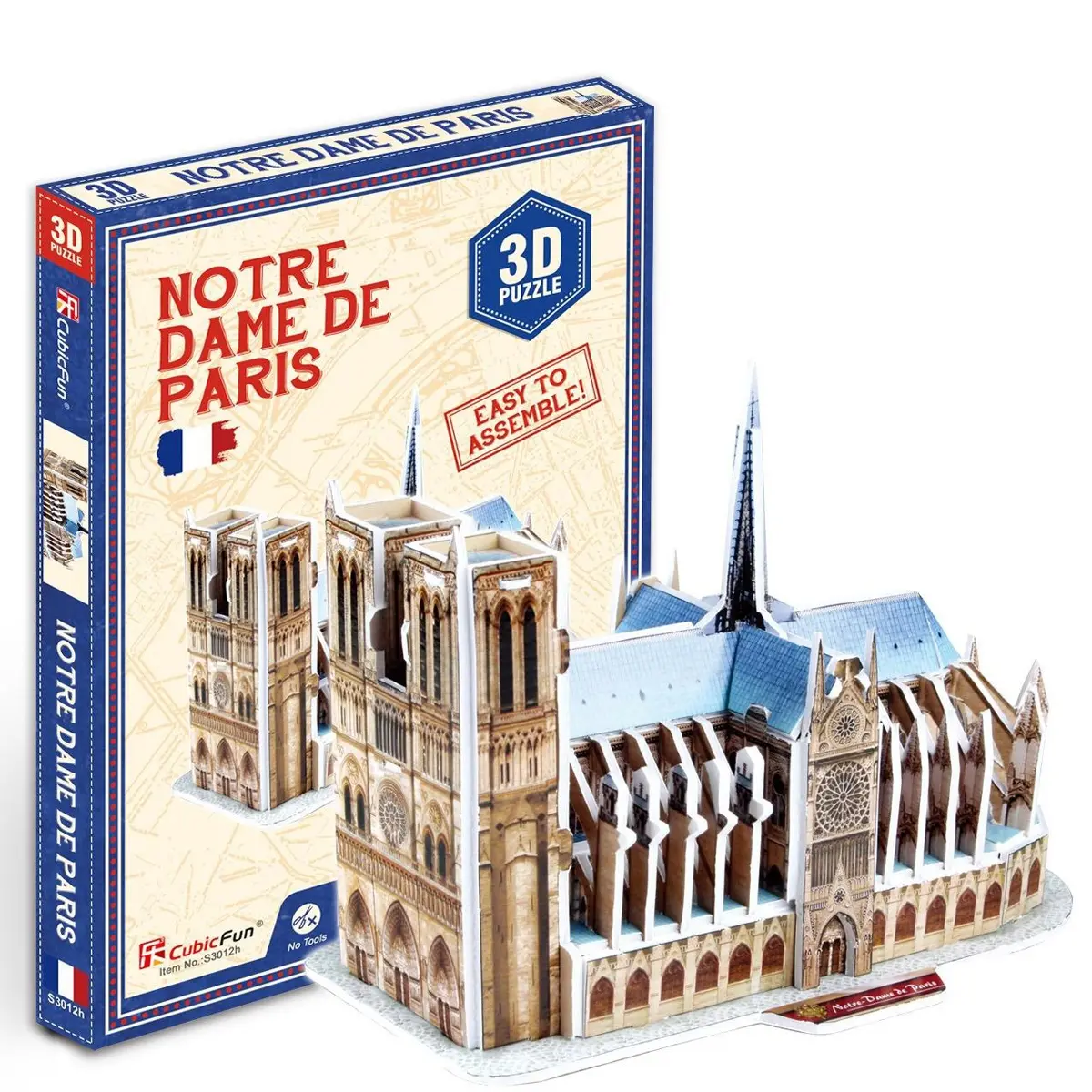 CUBIC FUN Puzzle 3D Notre Dame De Paris S30