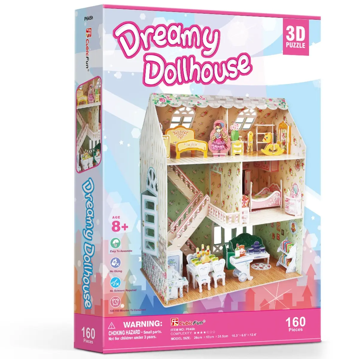 CUBIC FUN Puzzle 3D Dreamy Dollhouse P645h