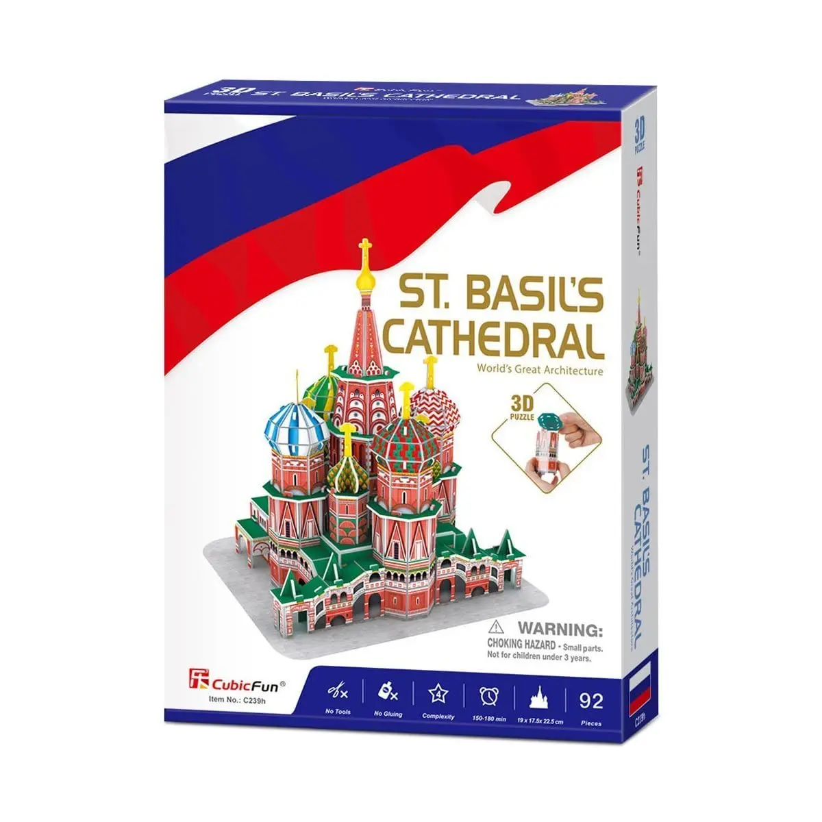 CUBIC FUN Puzzle 3D St. Basils Cathedral C239h