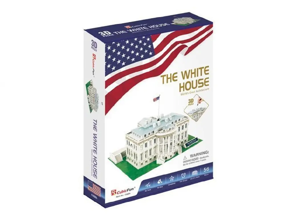 CUBIC FUN Puzzle 3D The White House C060h