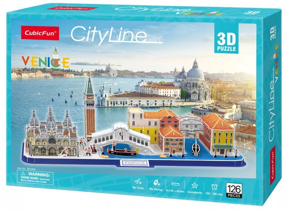 CUBIC FUN Puzzle 3D City Line Venice MC269h