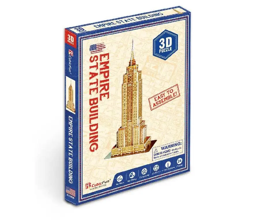 CUBIC FUN Puzzle 3D Empire State Building S