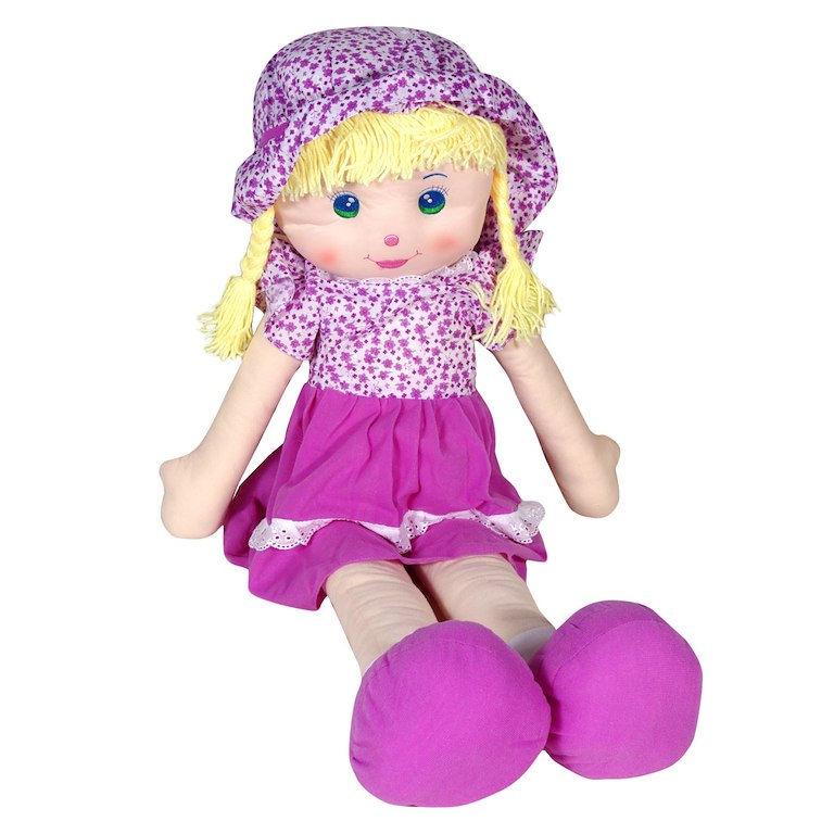 Ljubičasta lutka Fuchsia 85 cm
