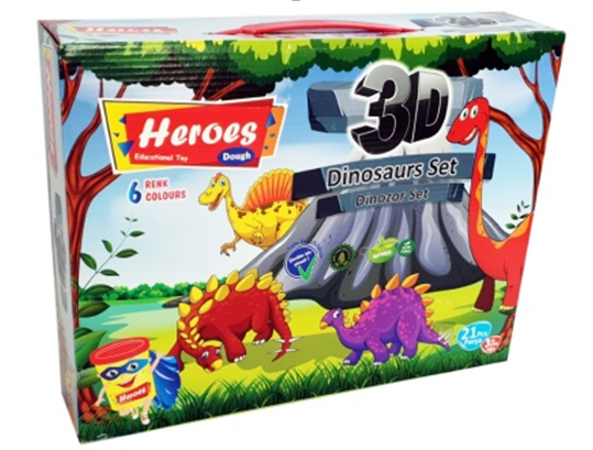 Plastelin 3D Dinosaurus SET