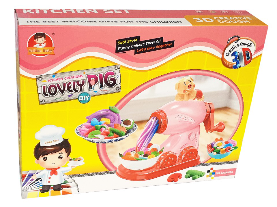 Plastelin lovely pig SET
