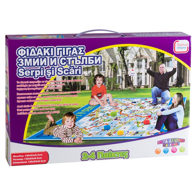 Velika tabla za igranje društvene igre ZMIJE