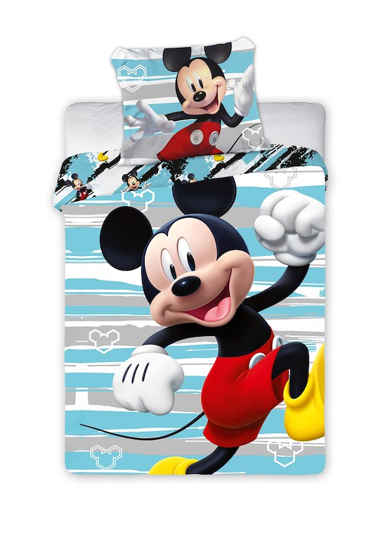 Posteljina za bebe Mickey 100×135+40x60cm – 5907750586646