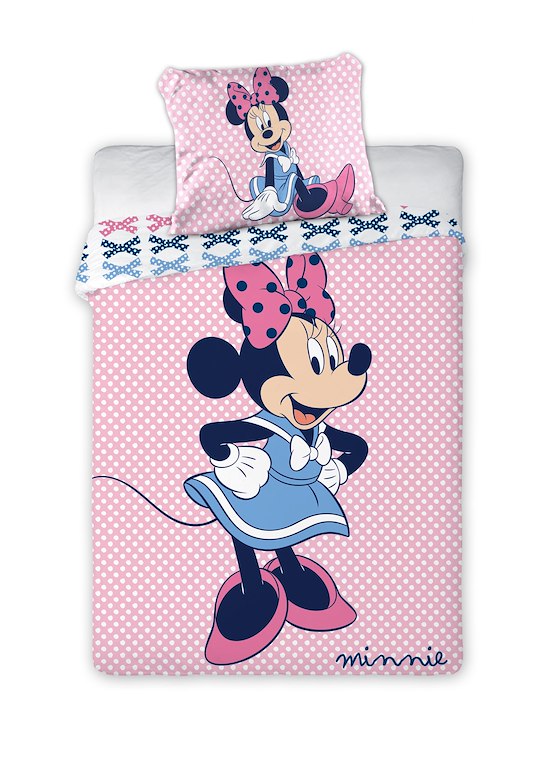 Posteljina za bebe Minnie 100×135+40x60cm – 5907750577118