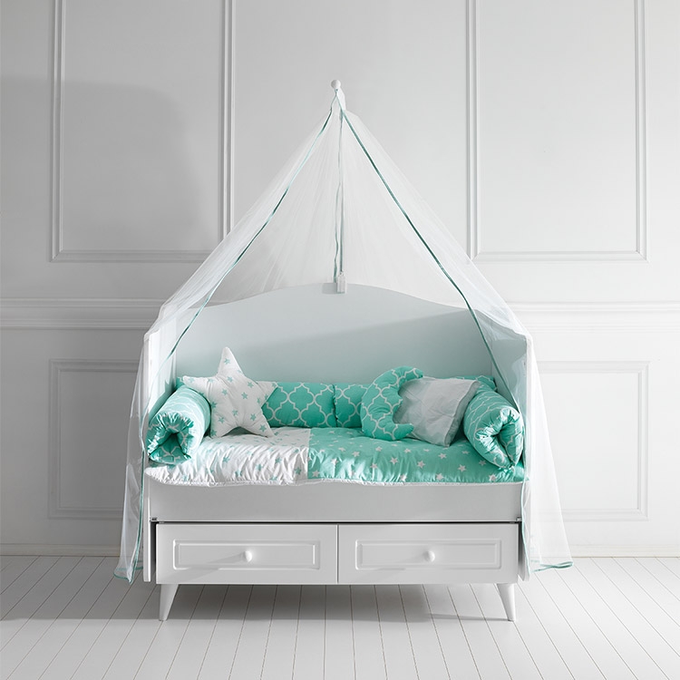 POSTELJINA za bebi krevetac BONY MINT 120X60CM