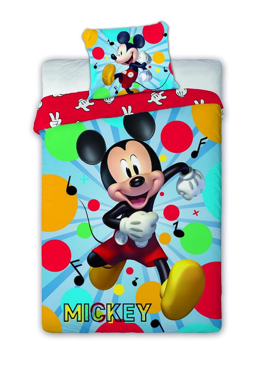 Posteljina za decu Mickey 140×200+70x90cm – 5907750590766