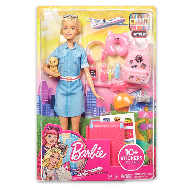 Barbie Travel lutka set