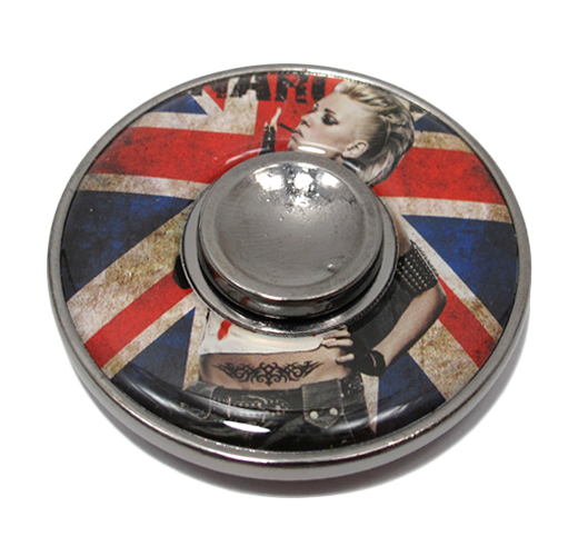 Hand Spinner metalni London mod 1 sivi