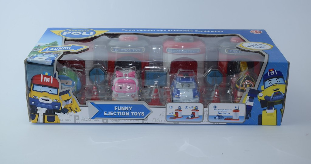 Poli ROBOCAR set 4 vozila sa garazom