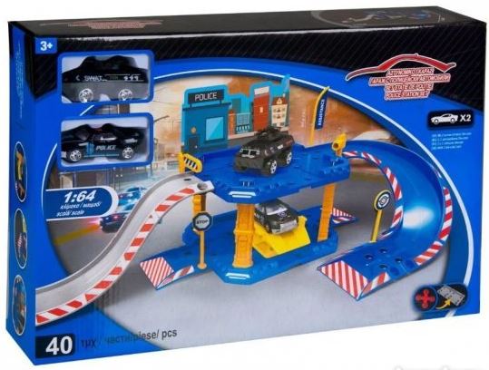 Policijska garaža – 1:64 – 40 kom