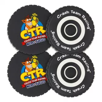 RUBBER ROAD Crash Team Racing Tyre Coasters