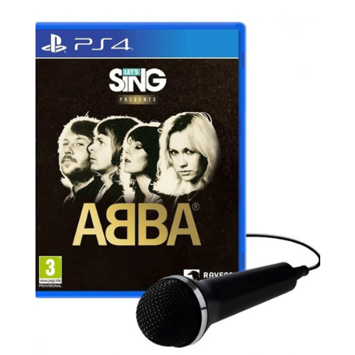 PS4 LETS SING ABBA SINGLE MIC