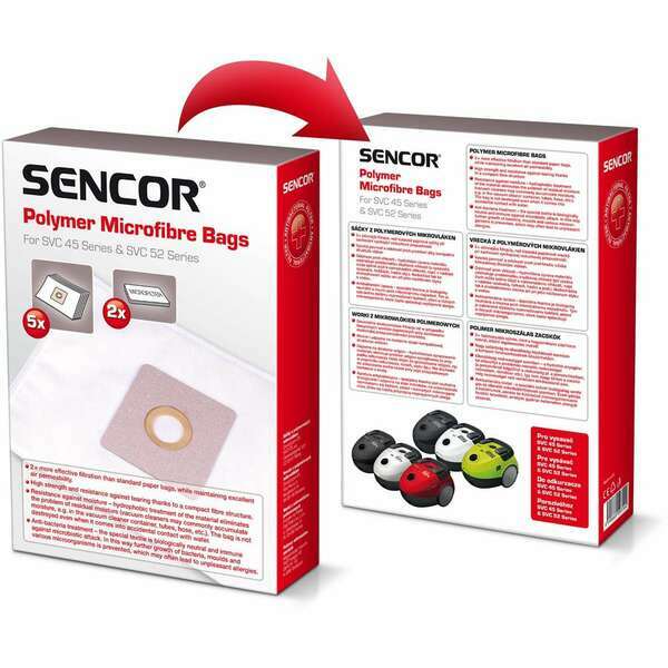 SENCOR SVC 45/52 Micro fiber kesa